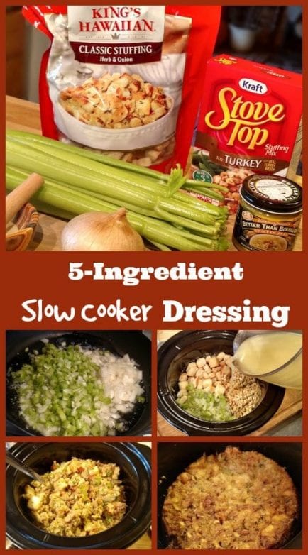 Slow Cooker Dressing - Slow Cooker Stuffing [Crockpot Oven & Freezer]
