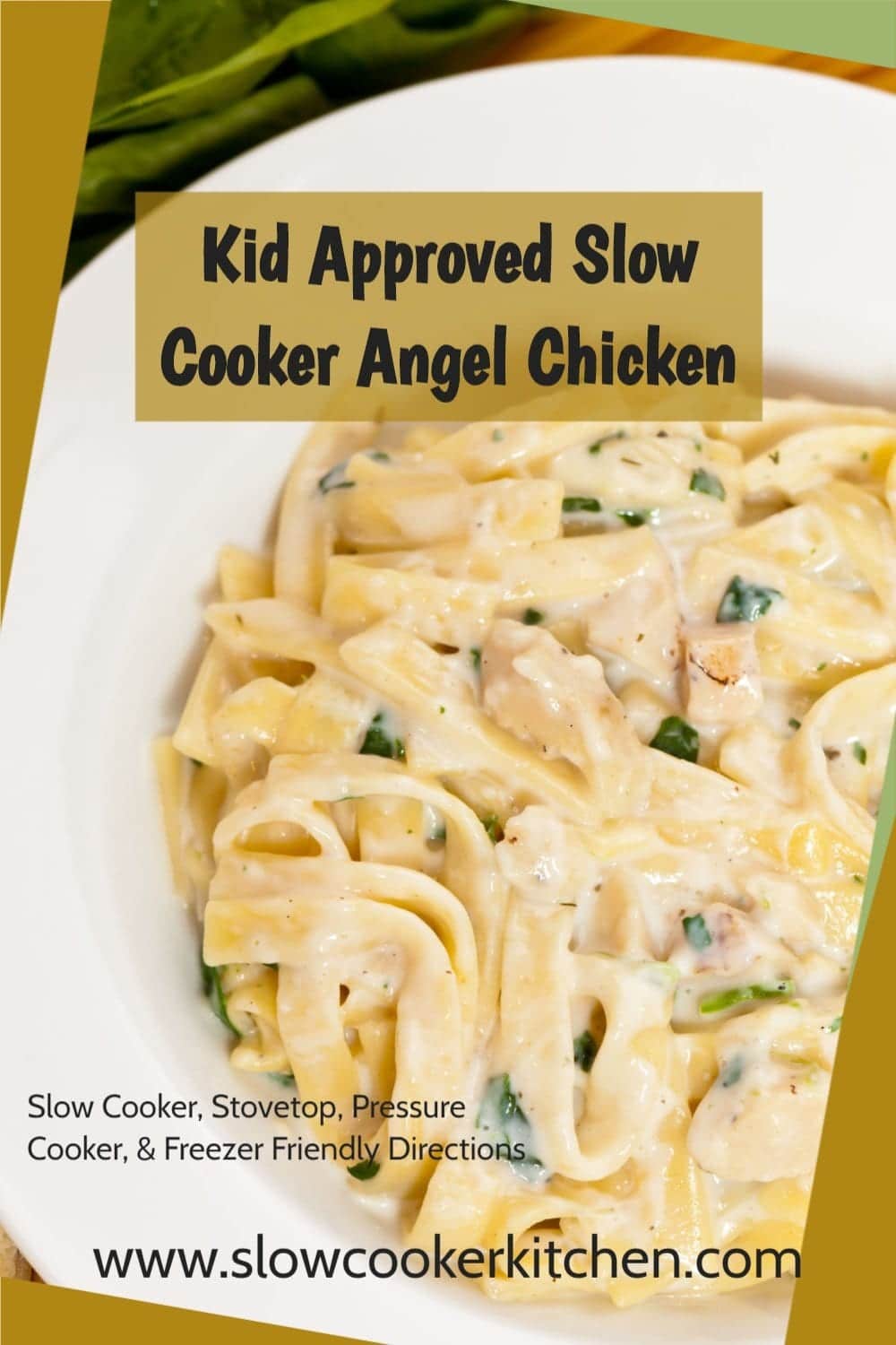 Simple Angel Chicken & Pasta [Slow Cooker, Instant Pot, Stovetop, Freezer]