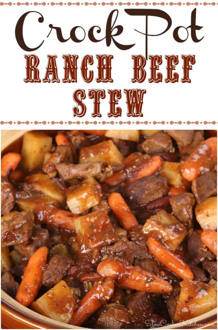 Ranch Crockpot Beef Stew Recipe | Slow Cooker Kitchen