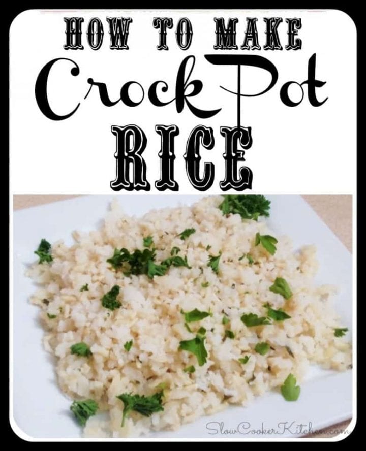 How to Make Crock Pot Rice | Slow Cooker Kitchen