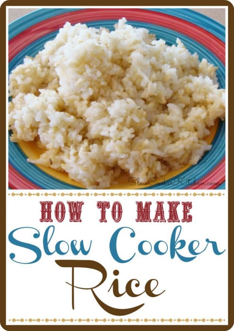 How to Make Crock Pot Rice | Slow Cooker Kitchen