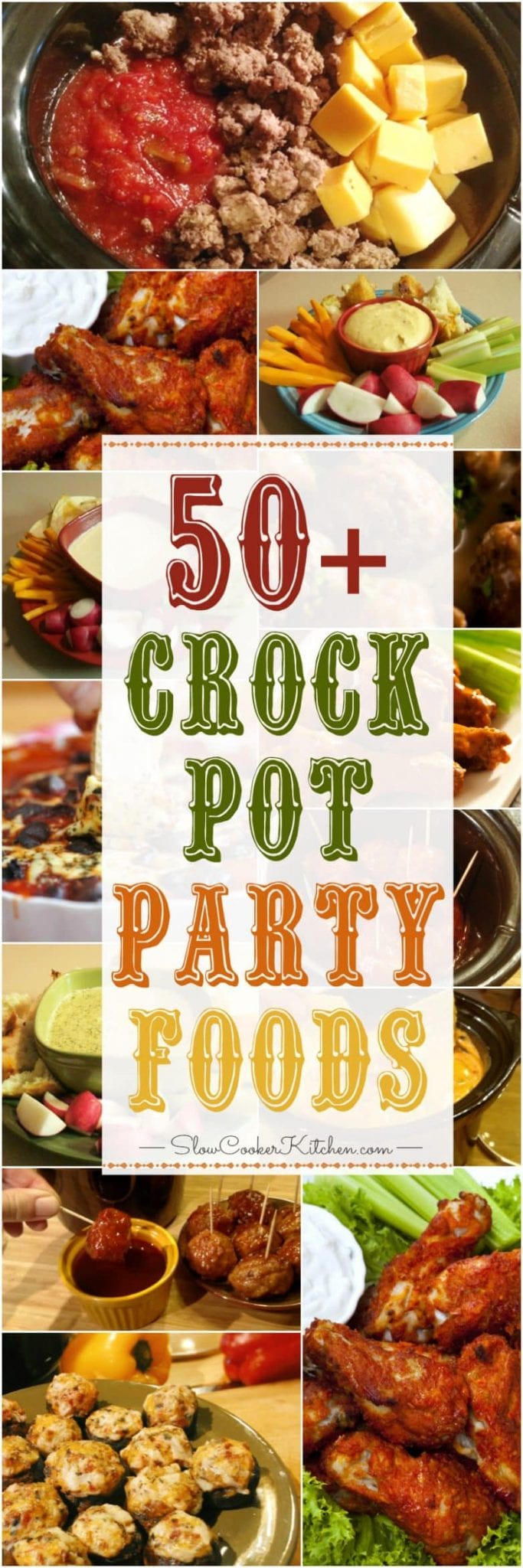 Big List of 50+ Crockpot Appetizers | Slow Cooker Kitchen