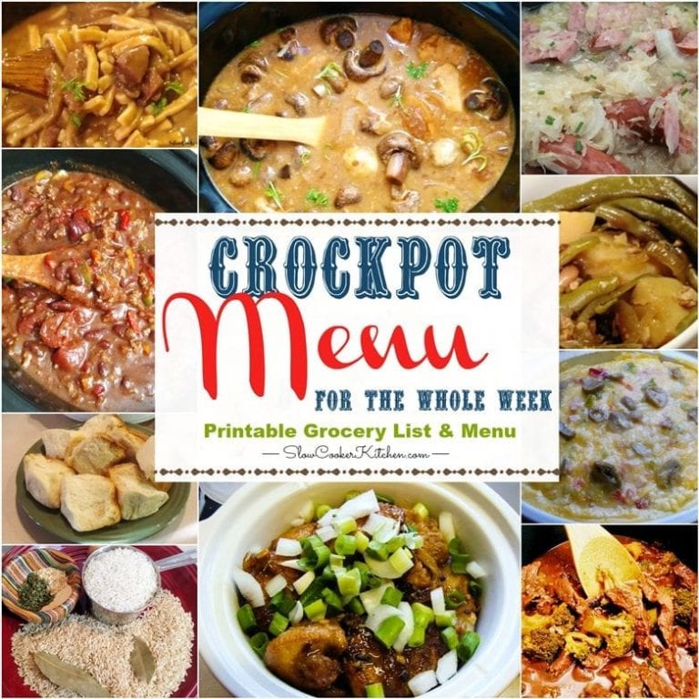 Crockpot Meals for the Week #1 | SlowCookerKitchen.com