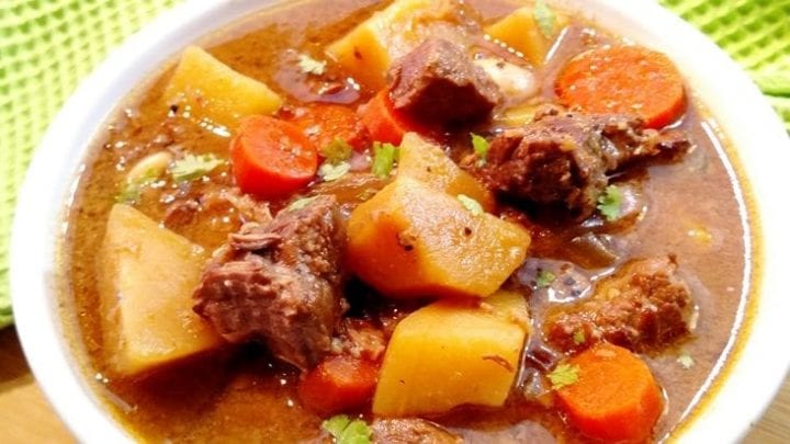 Classic Crock Pot Beef Stew | SlowCookerKitchen.com
