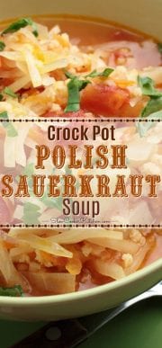 Polish Sauerkraut Soup (Slow Cooker Kapusnyak) | Slow Cooker Kitchen