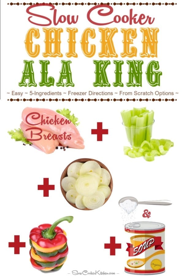 Easy Crockpot Chicken ala King | Slow Cooker Kitchen